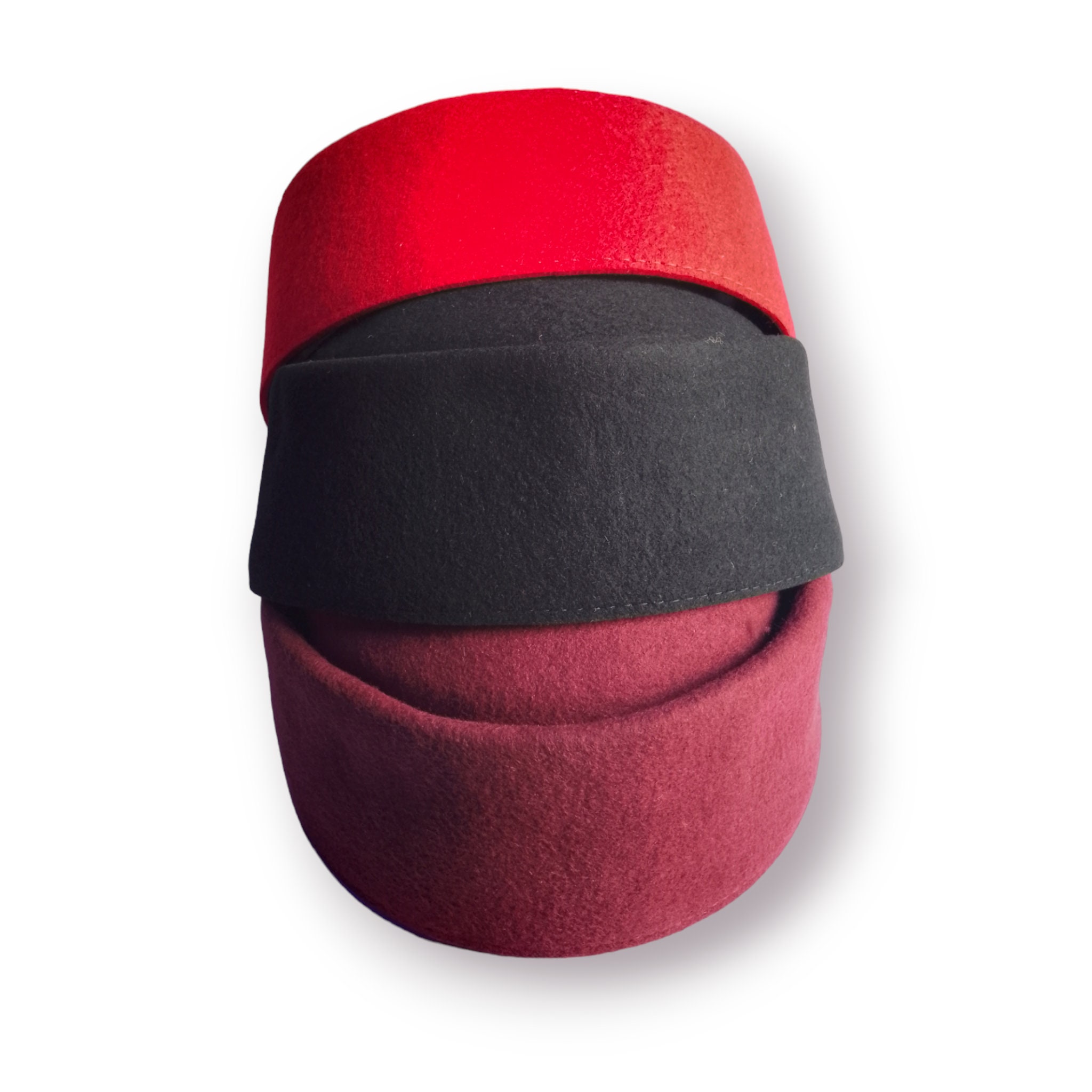 Red Awolowo Cap: African Chieftaincy Velvet Hat - Etsy