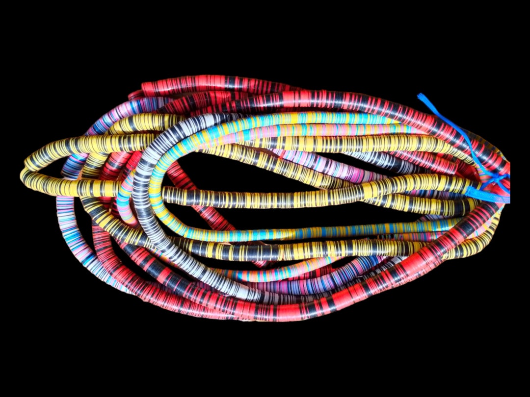 Jigida Multicolored Elastic African Waist Beads Nigerian Maiden ...