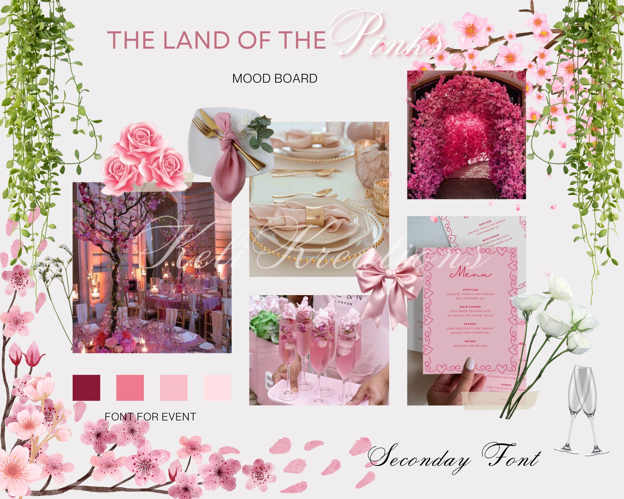 Custom Event Mood Board - Etsy