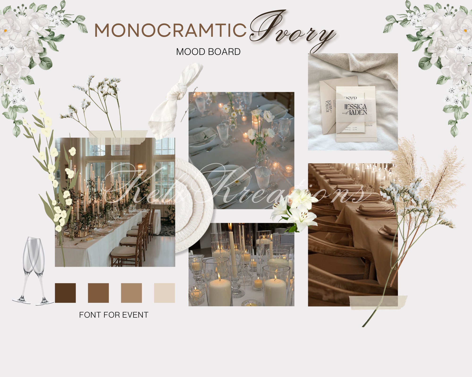 Custom Event Mood Board - Etsy