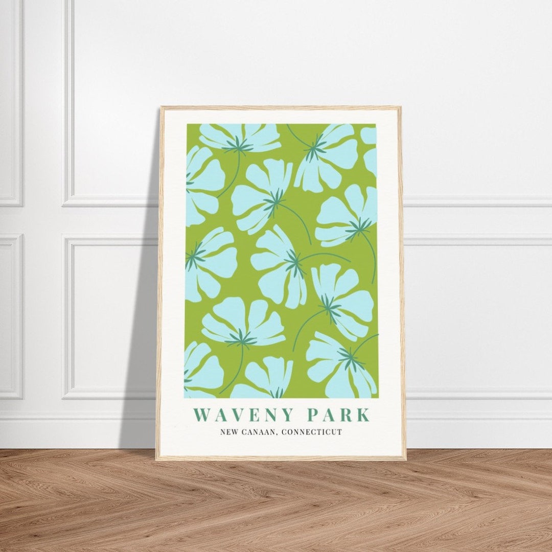 Framed New Canaan Farmers Market Poster Print (green) - Etsy