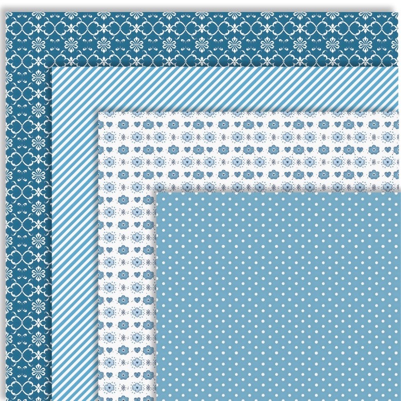 20 Digital Seamless Patterns Papers Pack, Digital Papers and Digital ...