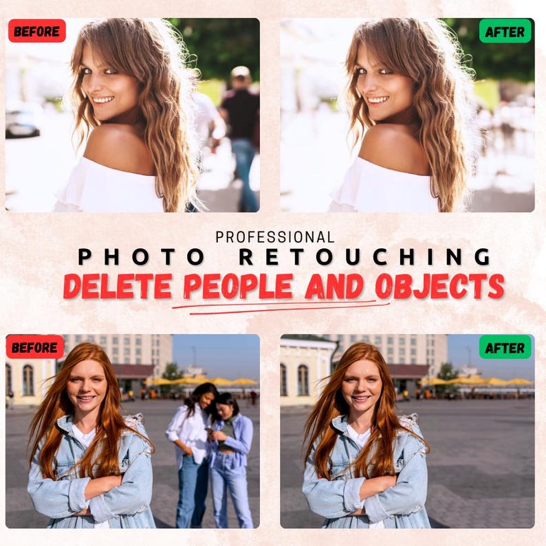 Remove People From Photo - Photoshop Editing - Picture Editing - Instagram Post -professional ...