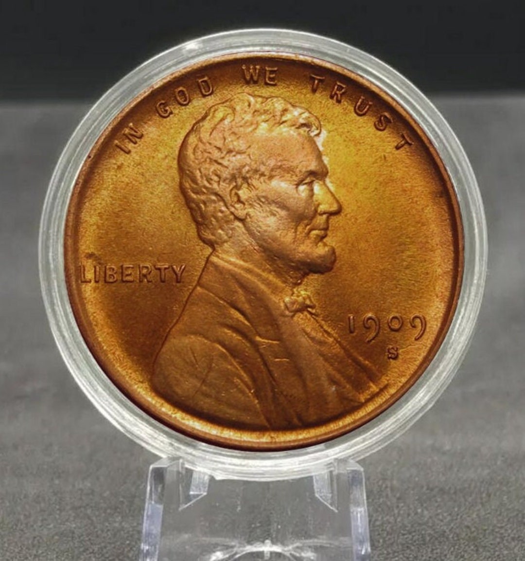 1909 S Lincoln VDB Penny US Commemorative Coins Old Coins - Etsy