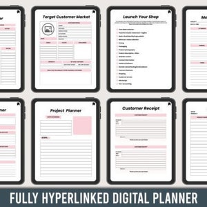 Digital Small Business Planner Editable in Canva Perfect for ...