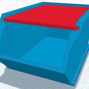 3D Print File for Stackable Storage Bin | Customizable Organizer | Space-saving Bin Design | DIY ...