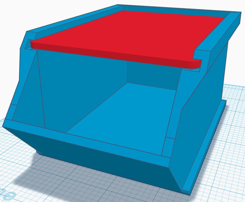 3D Print File for Stackable Storage Bin Customizable Organizer Space-saving Bin Design DIY ...