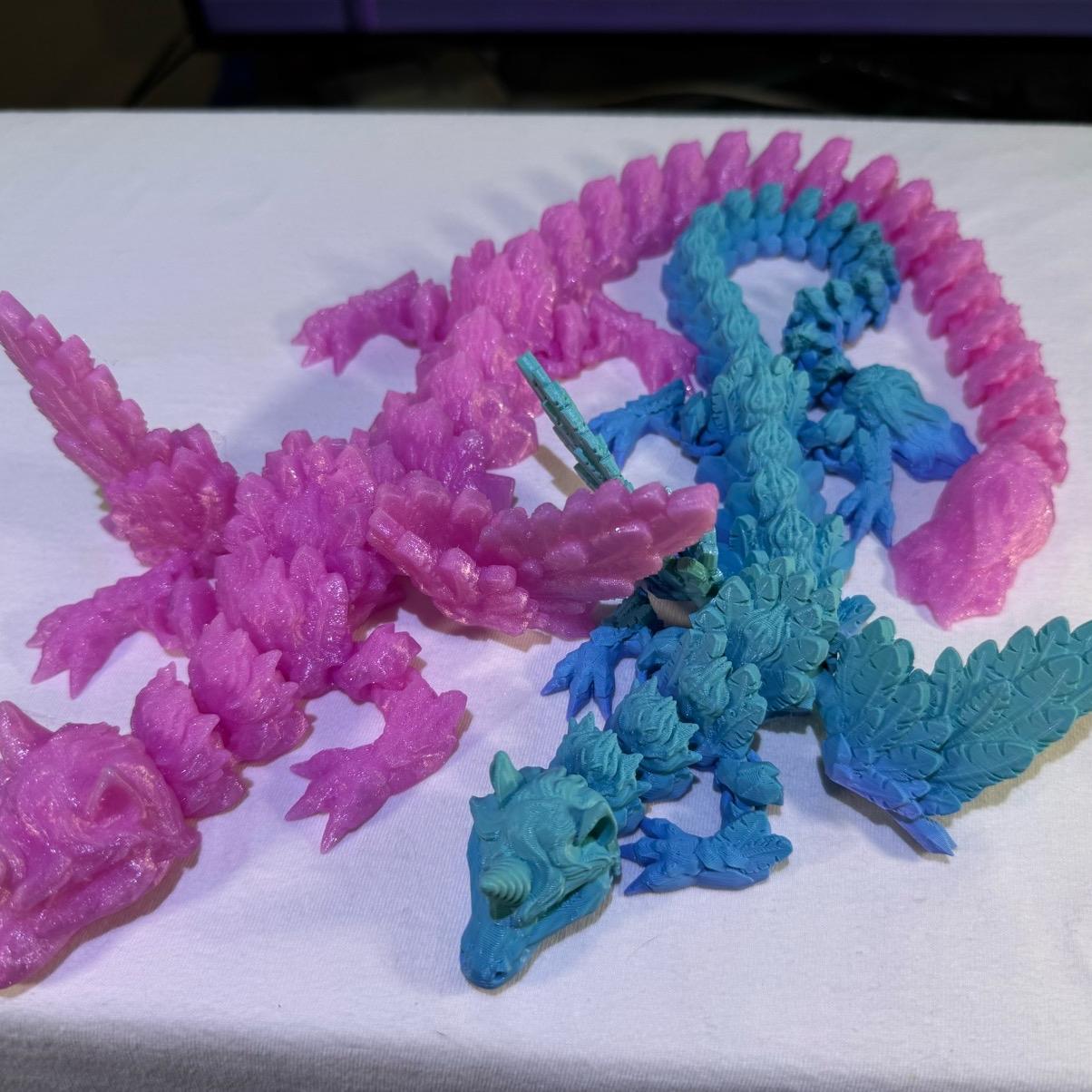 3D Printed Cinderwing Baby Alicorn Winged Dragon Fantasy Collectible ...