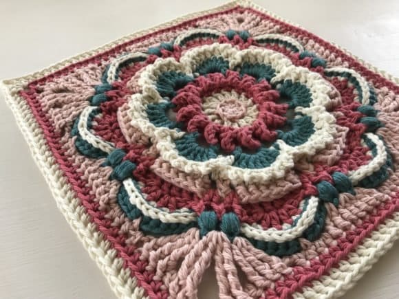 Fancy Nancy Square Crochet Pattern, How to Make a Fancy Nancy Square ...