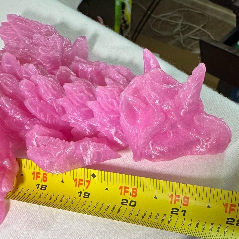 3D Printed Cinderwing Baby Alicorn Winged Dragon Fantasy Collectible ...