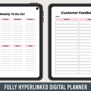 Digital Small Business Planner Editable in Canva Perfect for ...