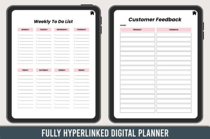 Digital Small Business Planner Editable in Canva Perfect for ...