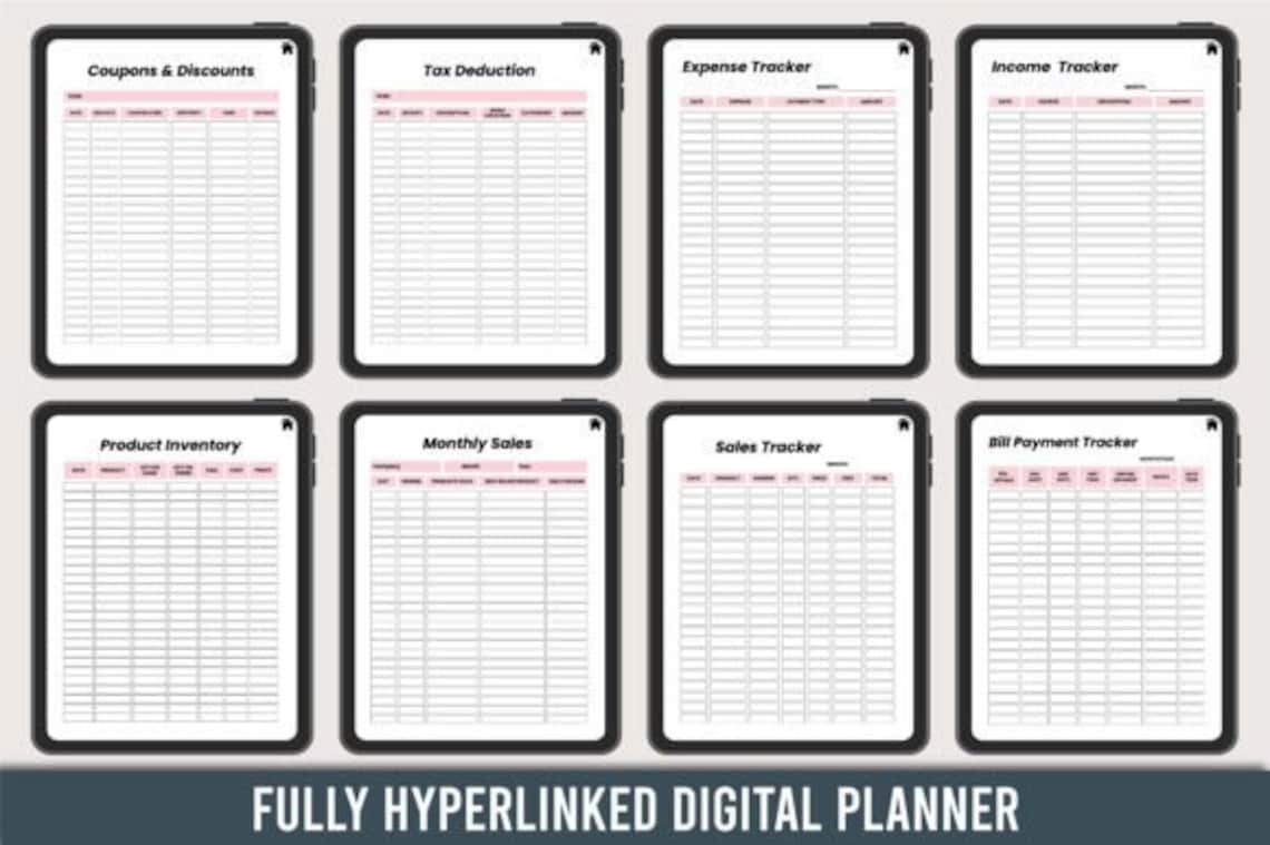 Digital Small Business Planner Editable in Canva Perfect for ...