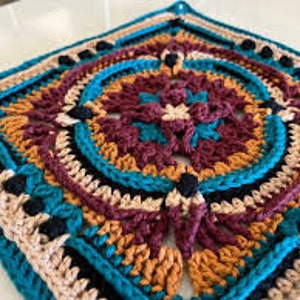 Fancy Nancy Square Crochet Pattern, How to Make a Fancy Nancy Square ...