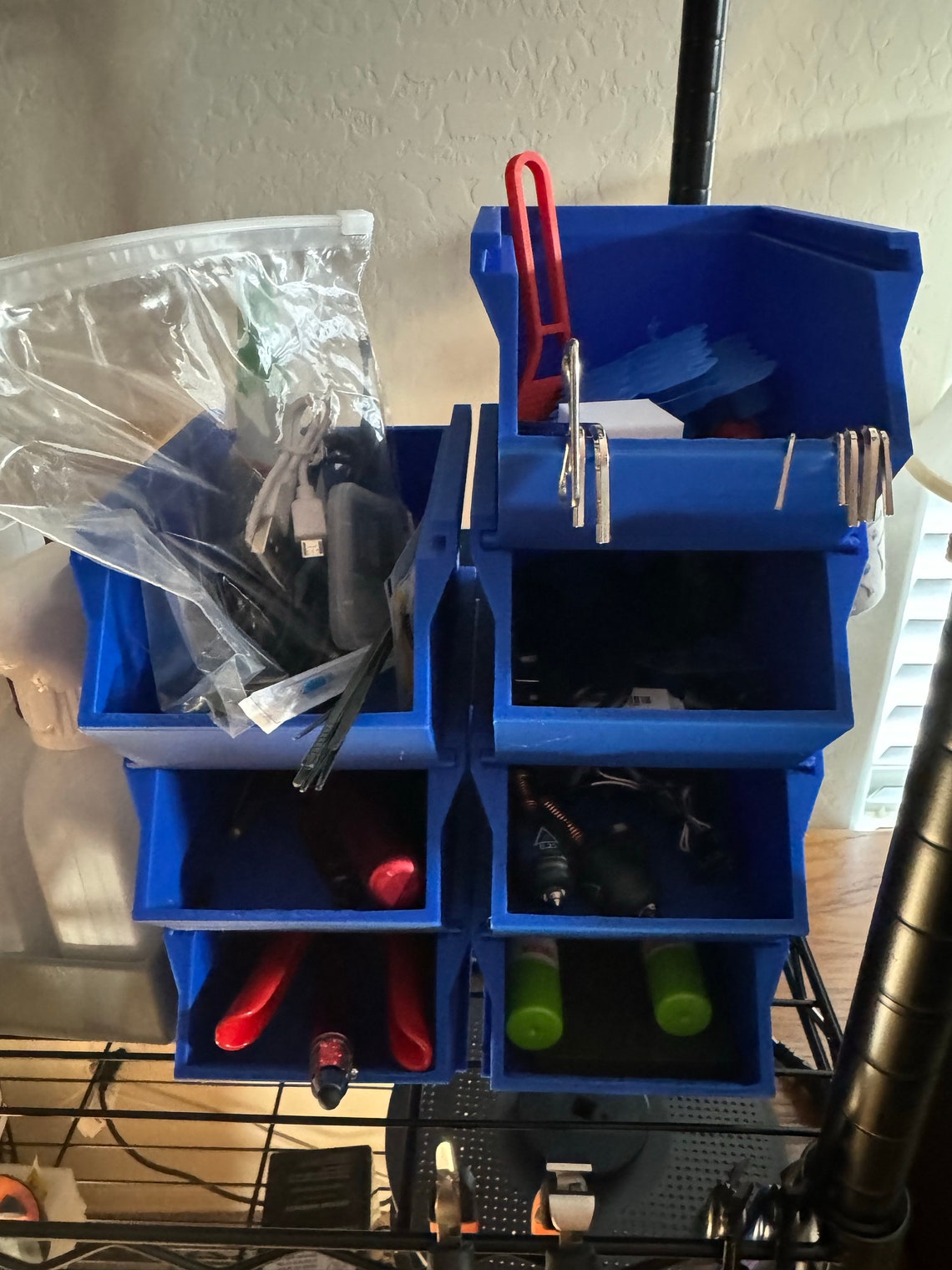3D Print File for Stackable Storage Bin Customizable Organizer Space-saving Bin Design DIY ...