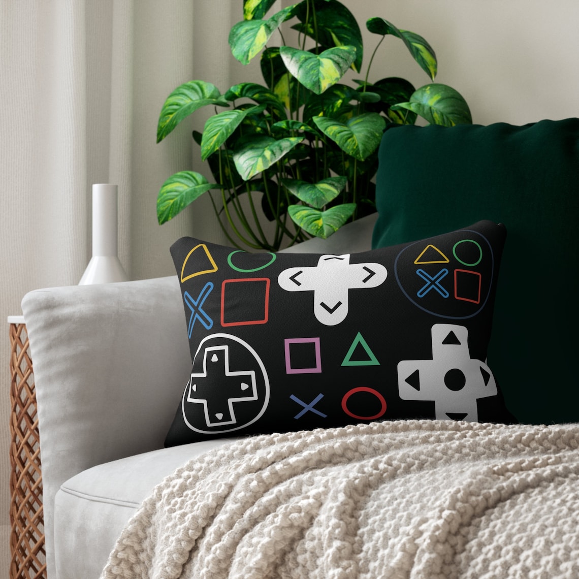 Game Controller Pillow Cozy and Supportive Cushion for Gamers Ultimate ...