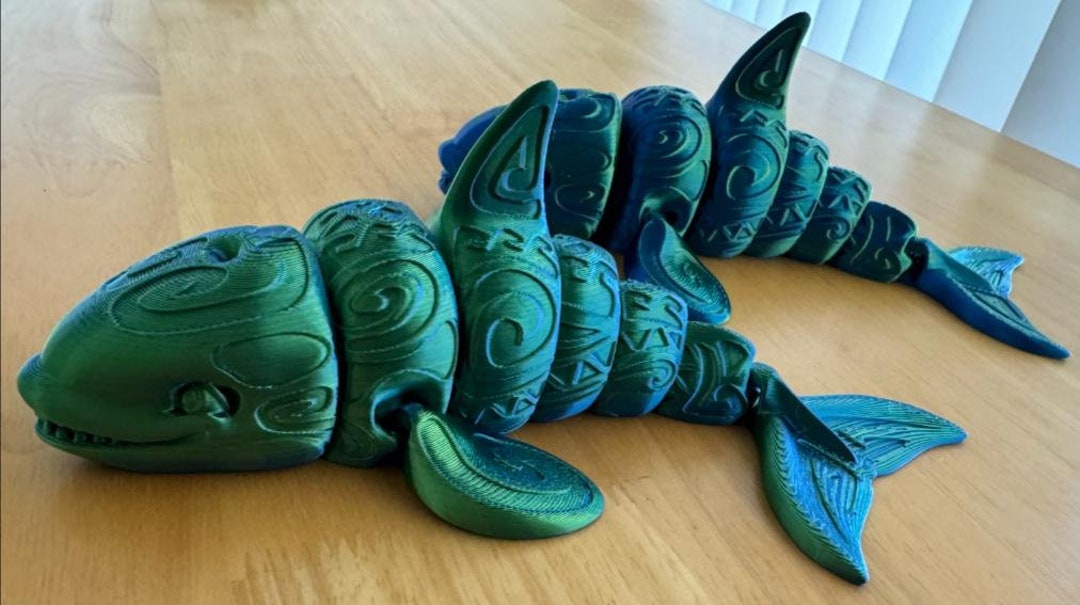 3D Printed Tattooed Orca Unique Gift for Ocean Lovers Handcrafted Whale ...