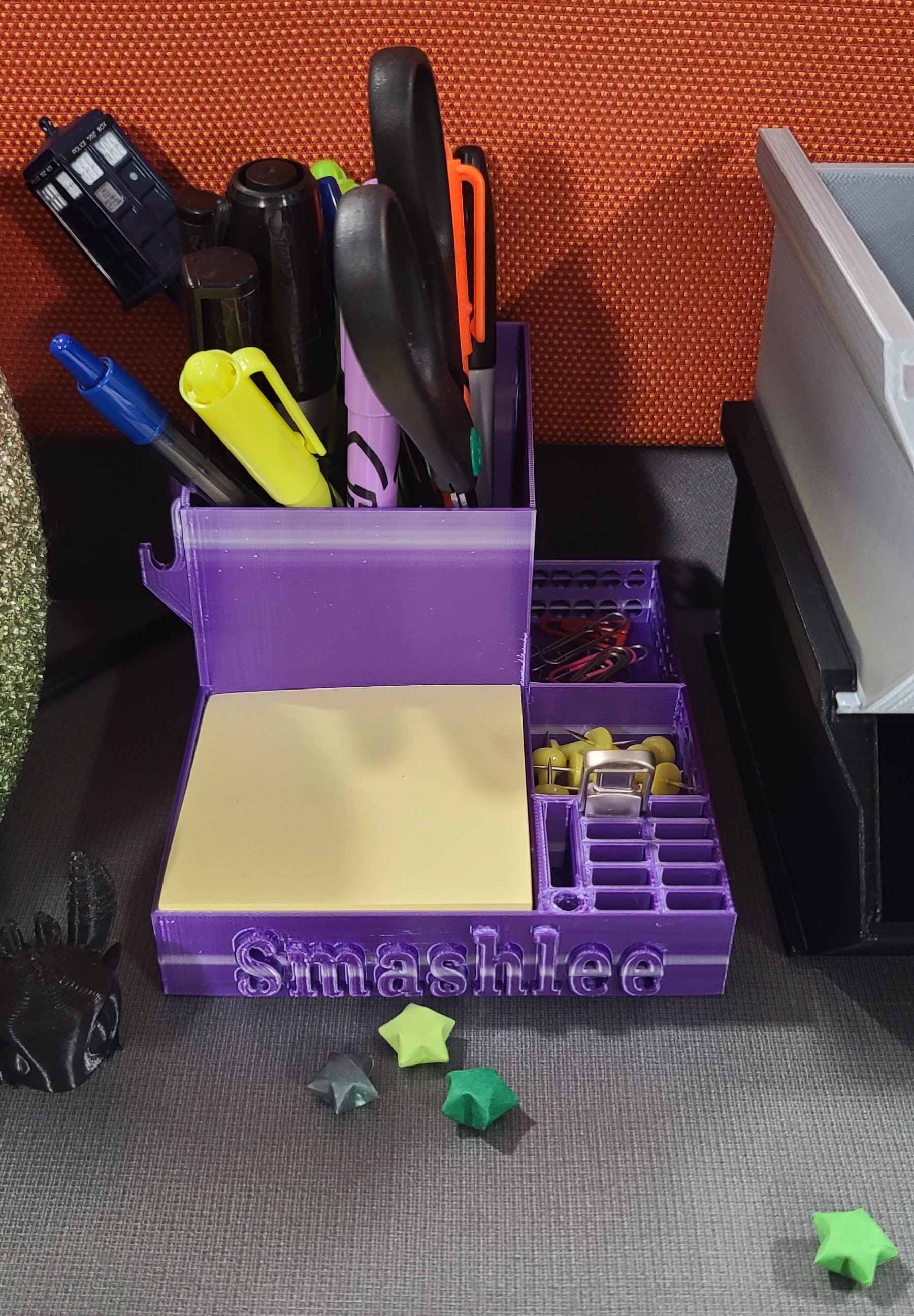 3D Printable Desk Organizer Caddy | STL File Only | Office Accessories ...
