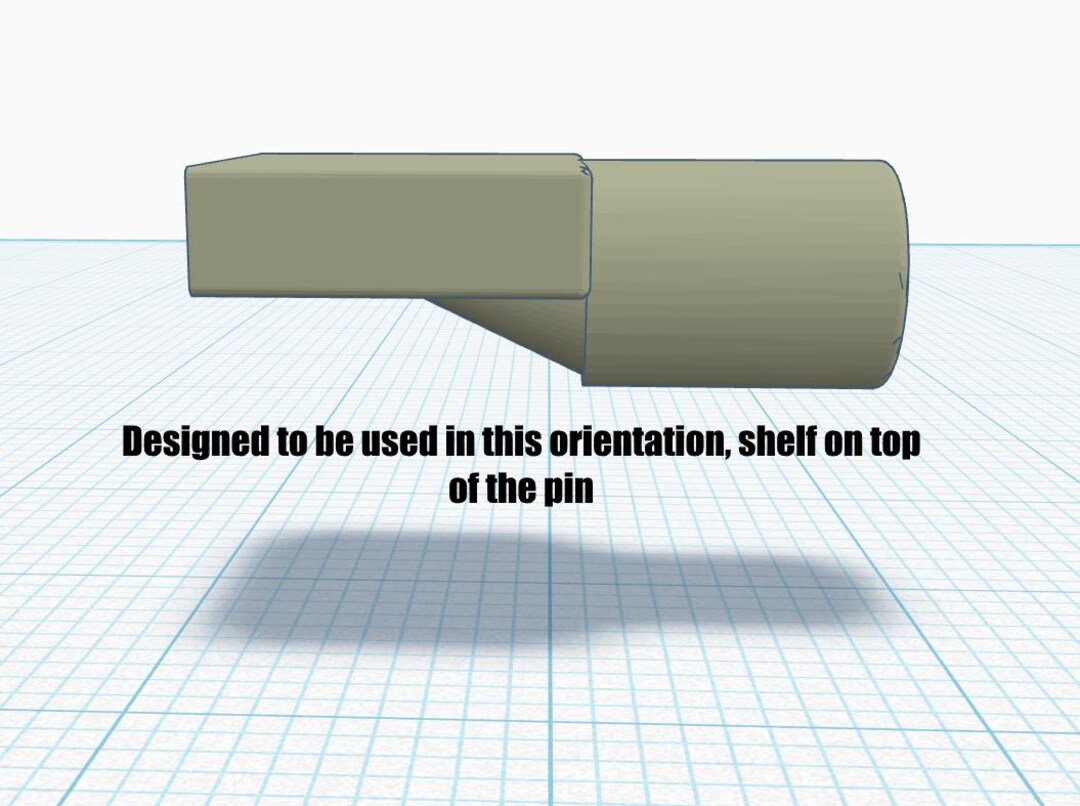 3D Print File STL File Only! 1/4th Inch Shelf Push Pin, Files ONLY - Etsy