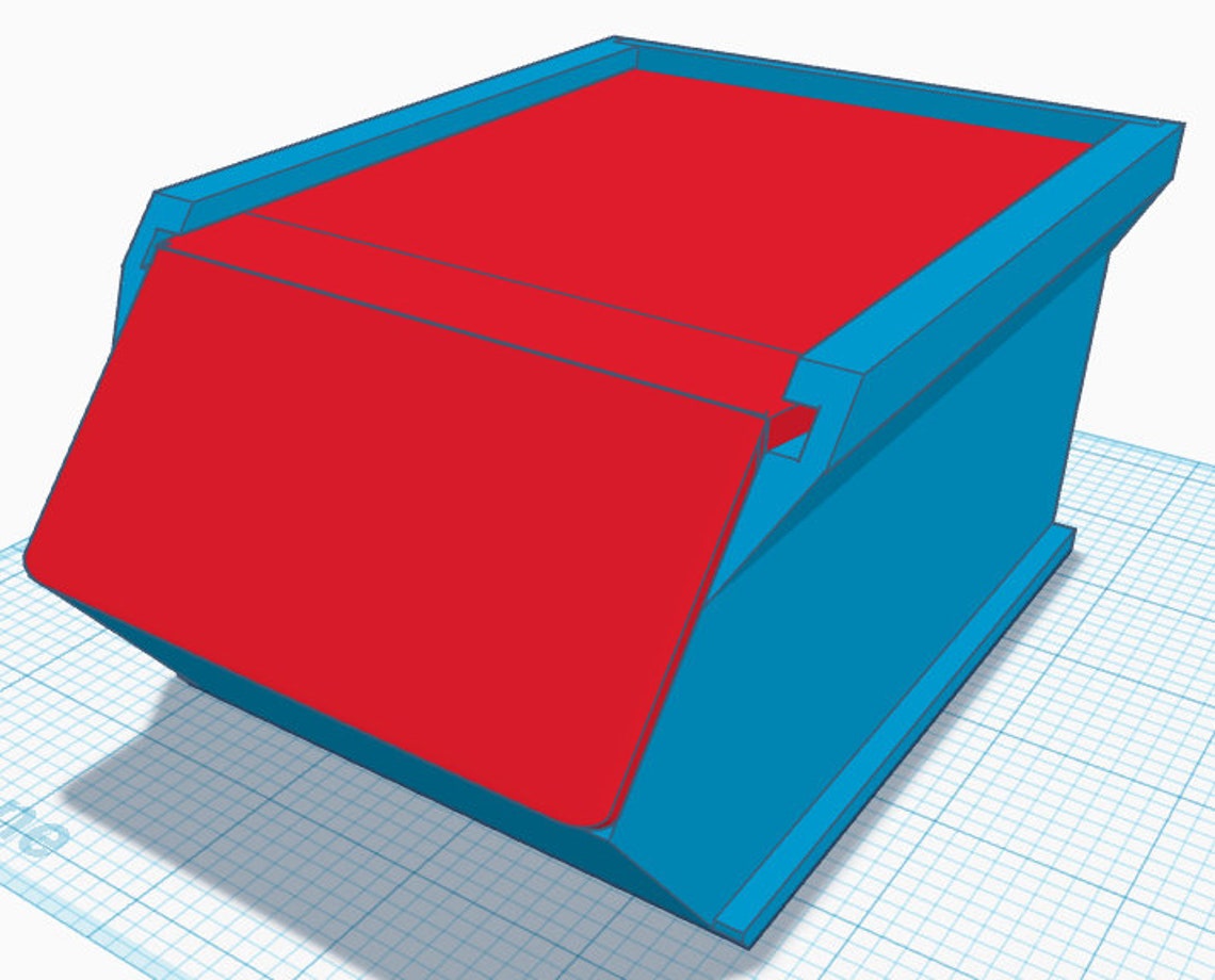 3D Print File for Stackable Storage Bin Customizable Organizer Space-saving Bin Design DIY ...