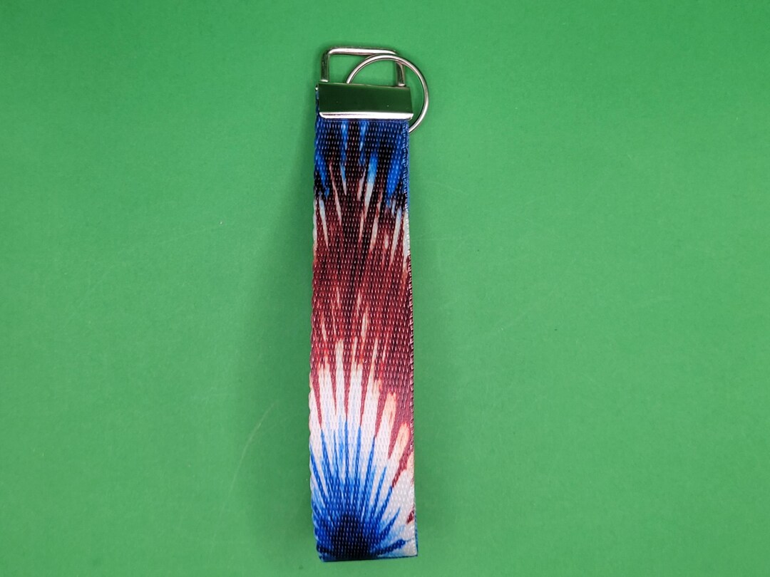 Key Fob WRISTLET TIE DYE Design 6 1/2