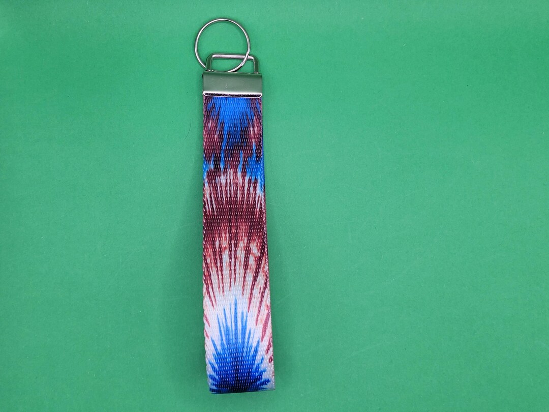 Key Fob WRISTLET TIE DYE Design 6 1/2