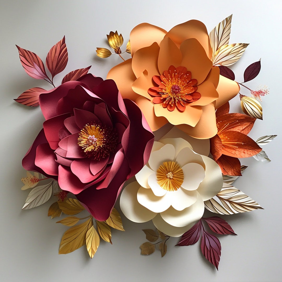 Crafting Paper Flowers With Precision - Etsy