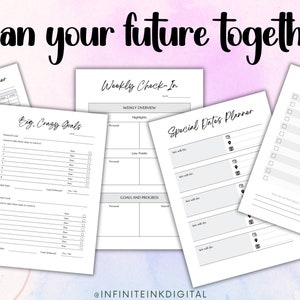Ultimate Couples Planner, Digital Budget Goal Setting Relationship ...