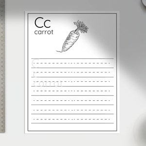 Worksheet Handwriting Abcs Garden Worksheet Resource Alphabet ...