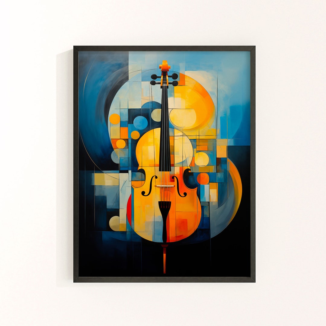 Cello Music Wall Art Printable for Home Decor for Music Enthusiast Gift ...