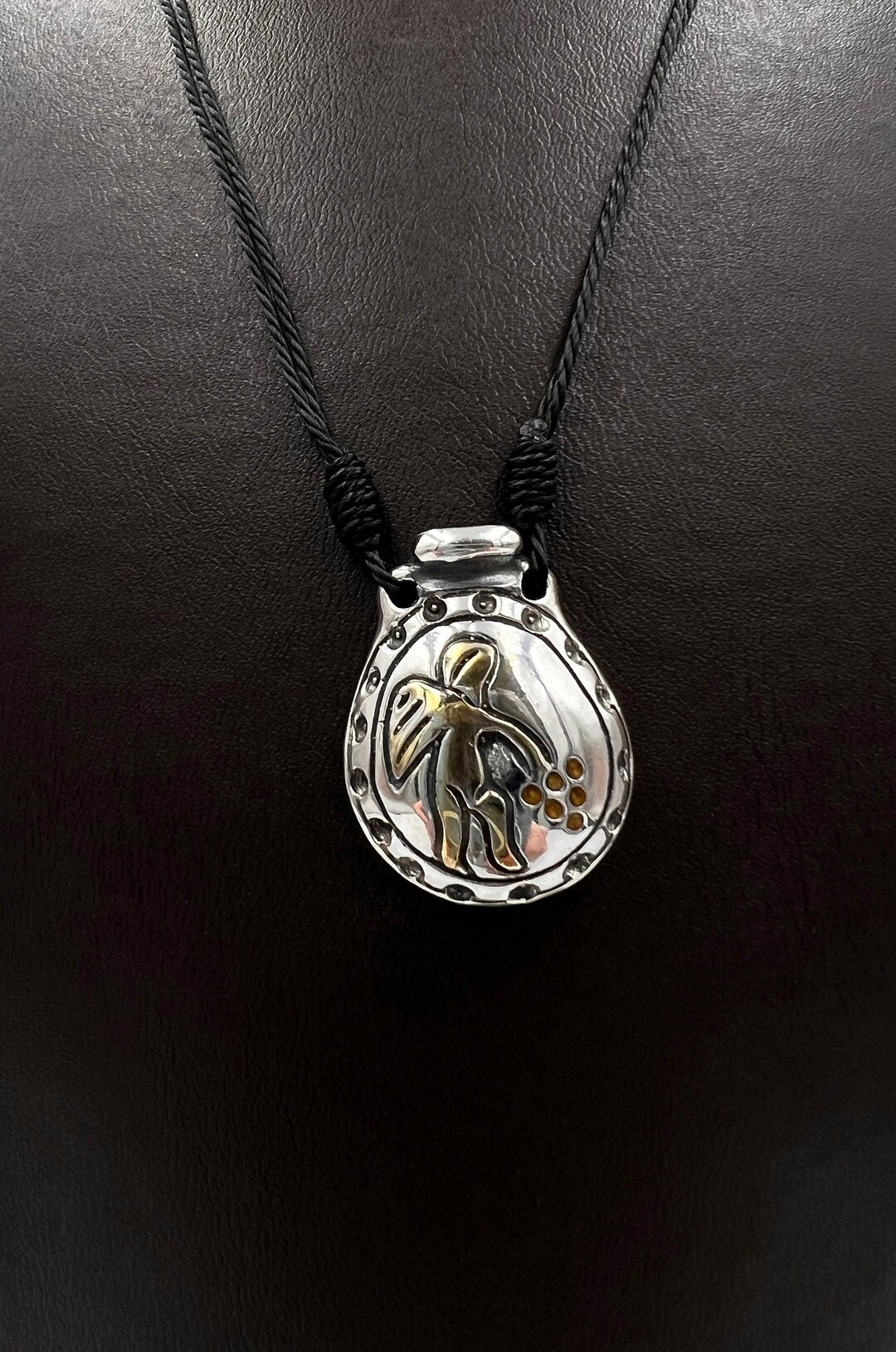 Ephesus Eulogia Sterling Silver Pendant Necklace, Christian Pilgrimage ...