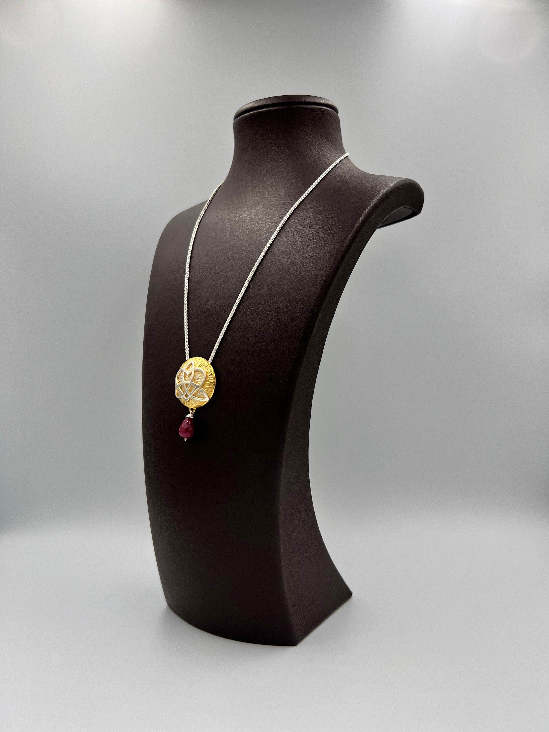 BRISINGAMEN Solid Gold and Silver Necklace Goddess of Love Freya ...