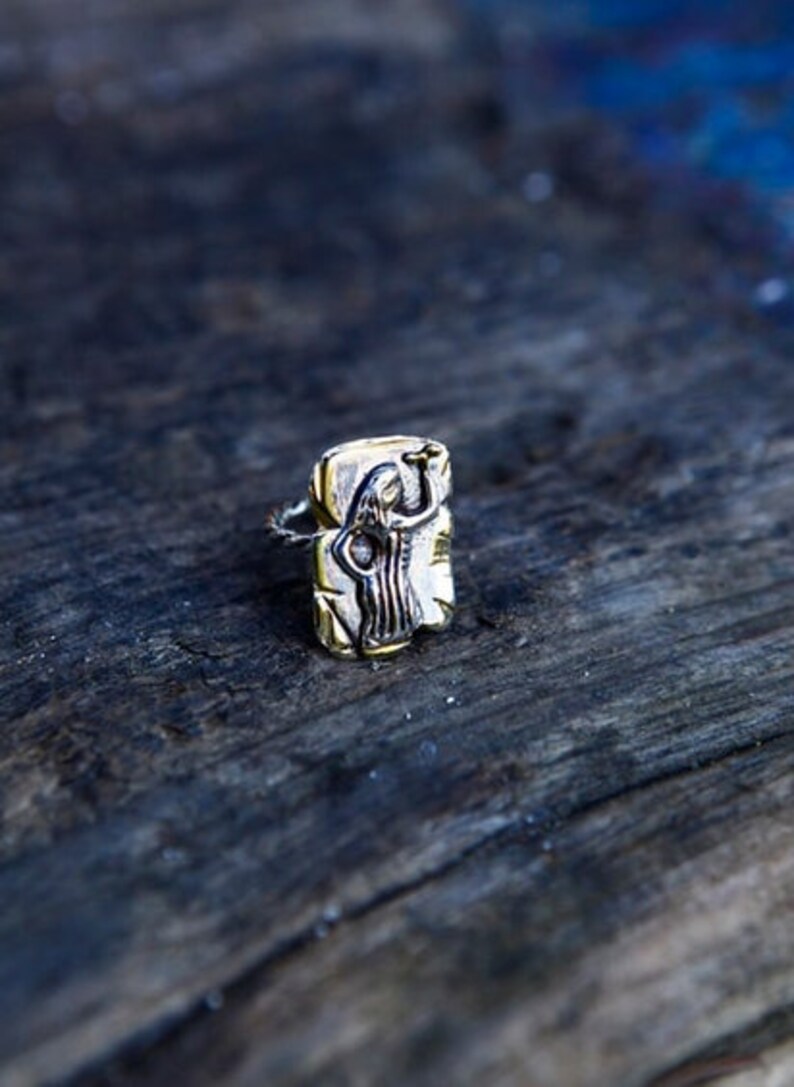 24 K Solid Gold and 925 K Sterling Silver Statement Ring Strong Amazon ...