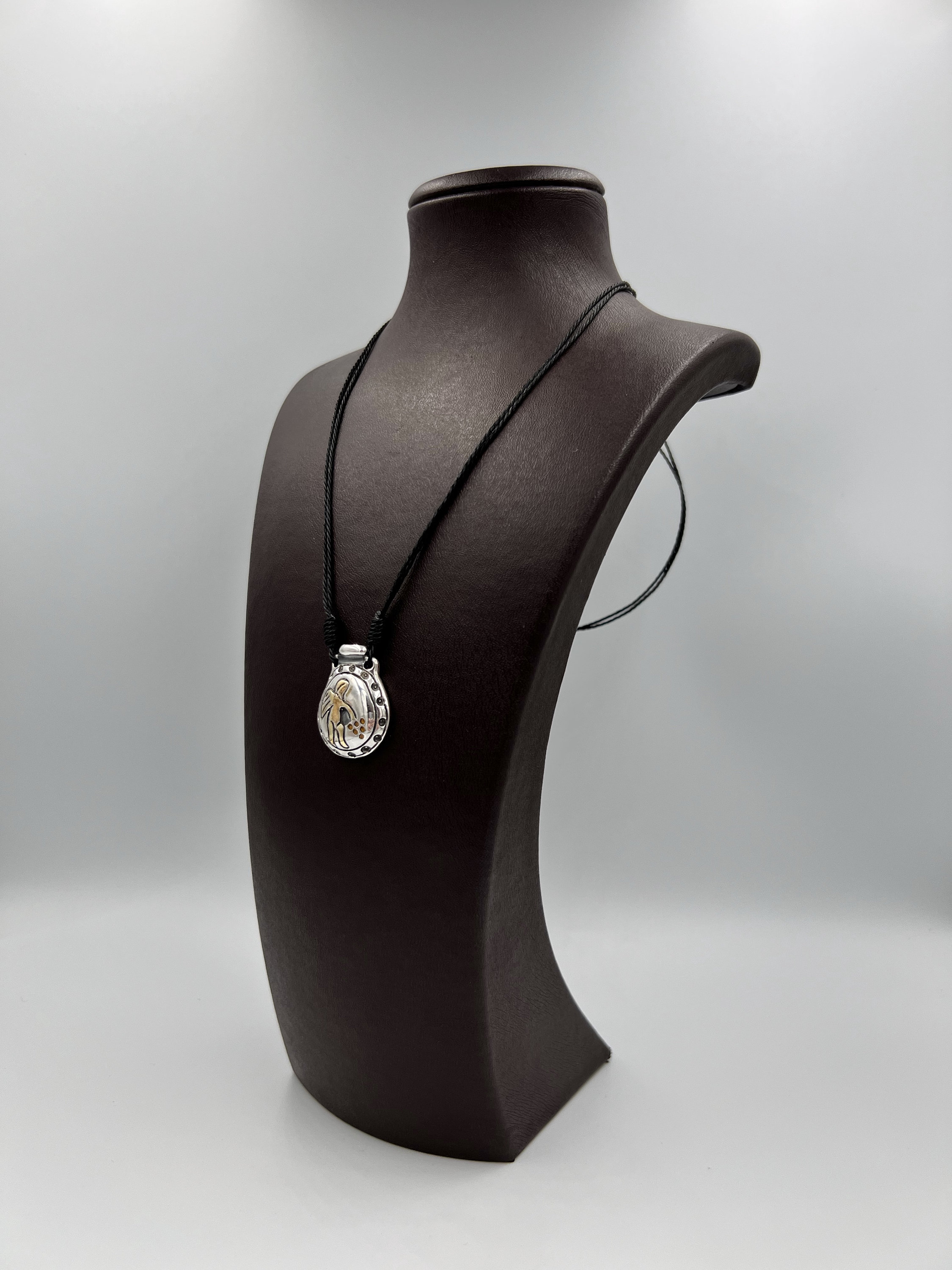 Ephesus Eulogia Sterling Silver Pendant Necklace, Christian Pilgrimage ...