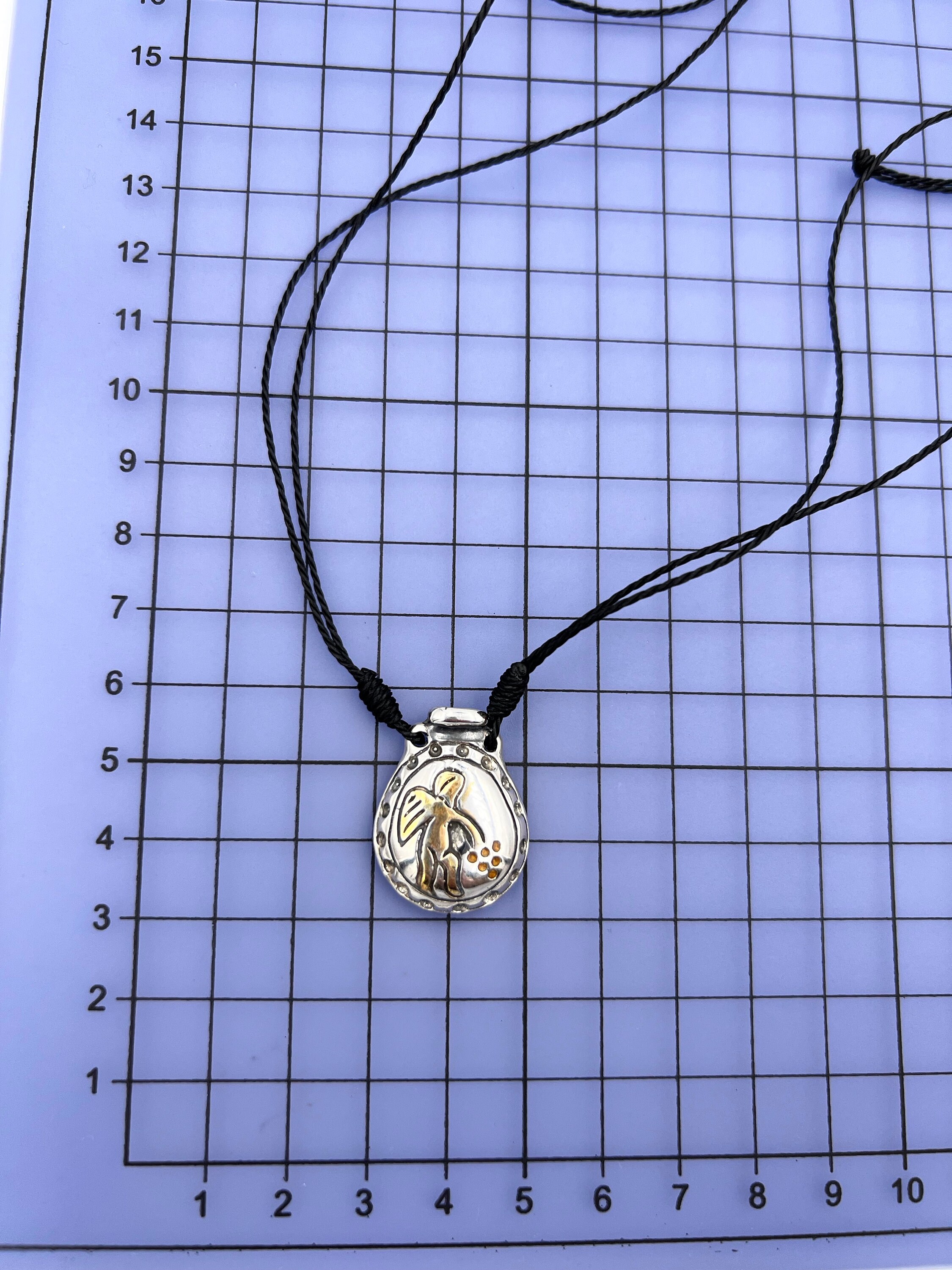 Ephesus Eulogia Sterling Silver Pendant Necklace, Christian Pilgrimage ...