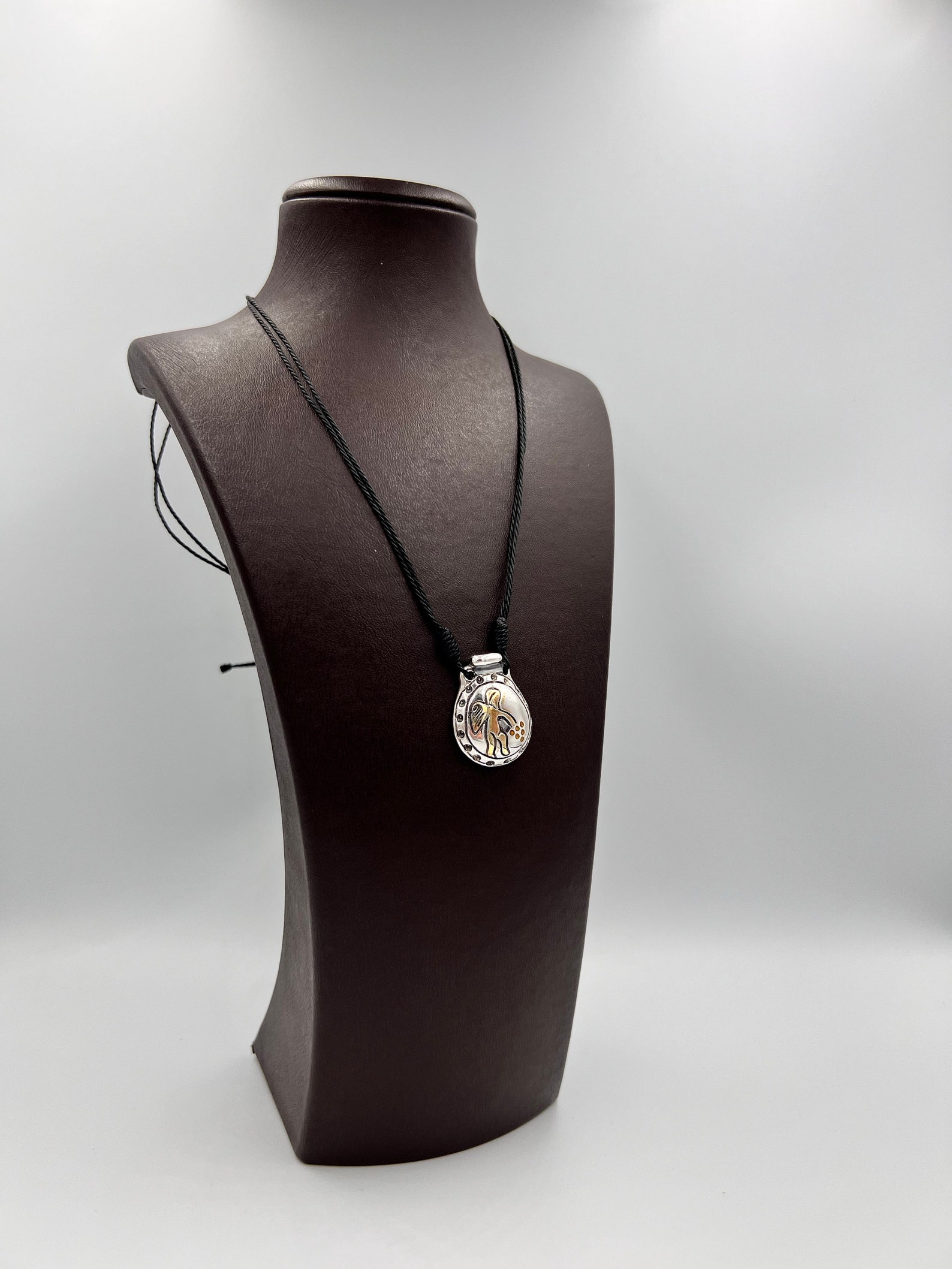 Ephesus Eulogia Sterling Silver Pendant Necklace, Christian Pilgrimage ...
