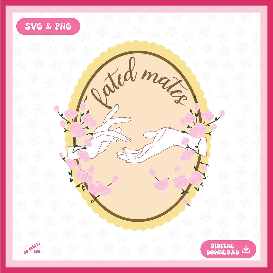 Fated Mates Bookish PNG SVG, ACOTAR Inspired,cute Trendy Design for ...