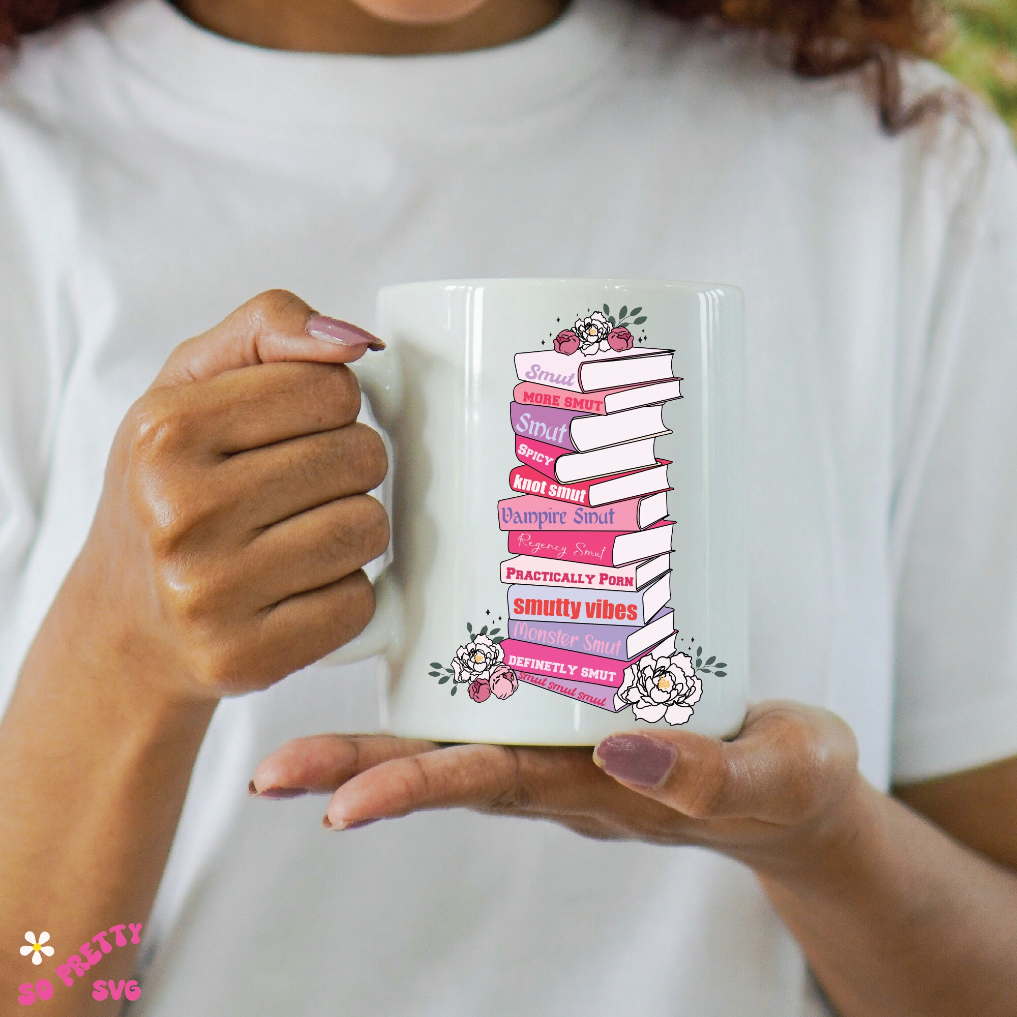 Spicy Stack Bookish PNG SVG, Bookish Design for Shirts, Bookish ...