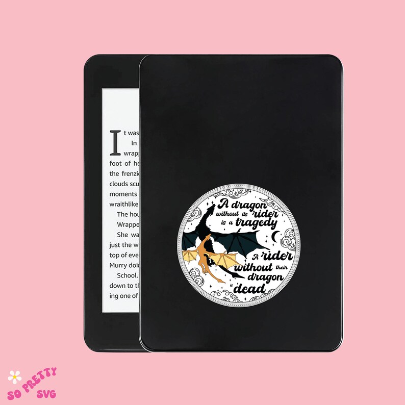 Fourth Wing Bookish PNG SVG, Dragon SVG, Fourth Wing Sticker Design for ...