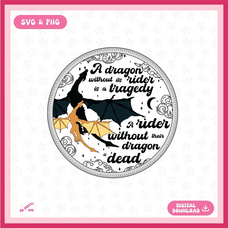 Fourth Wing Bookish PNG SVG, Dragon SVG, Fourth Wing Sticker Design for ...