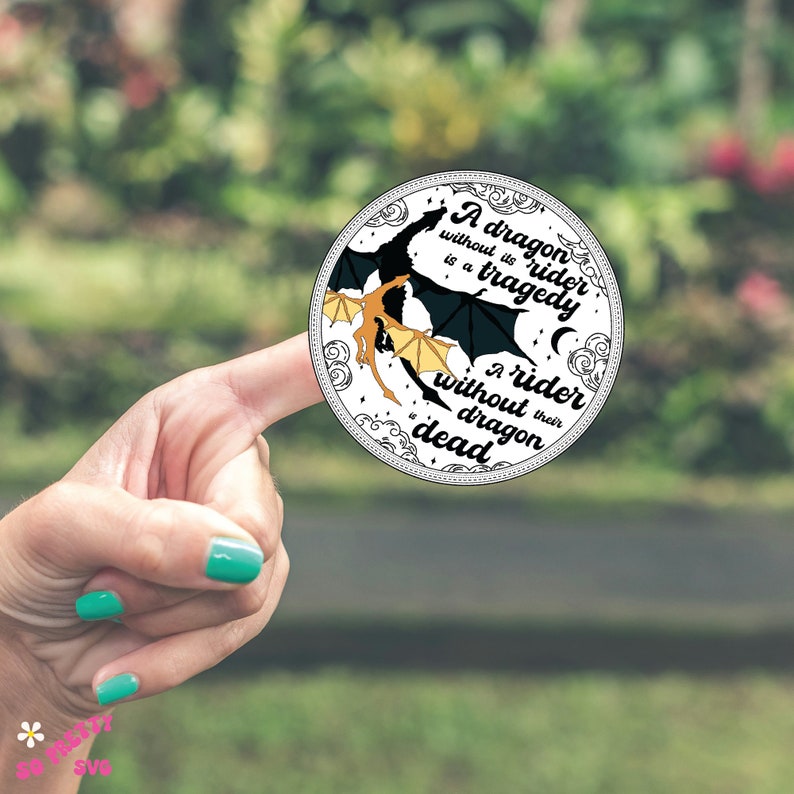 Fourth Wing Bookish PNG SVG, Dragon SVG, Fourth Wing Sticker Design for ...