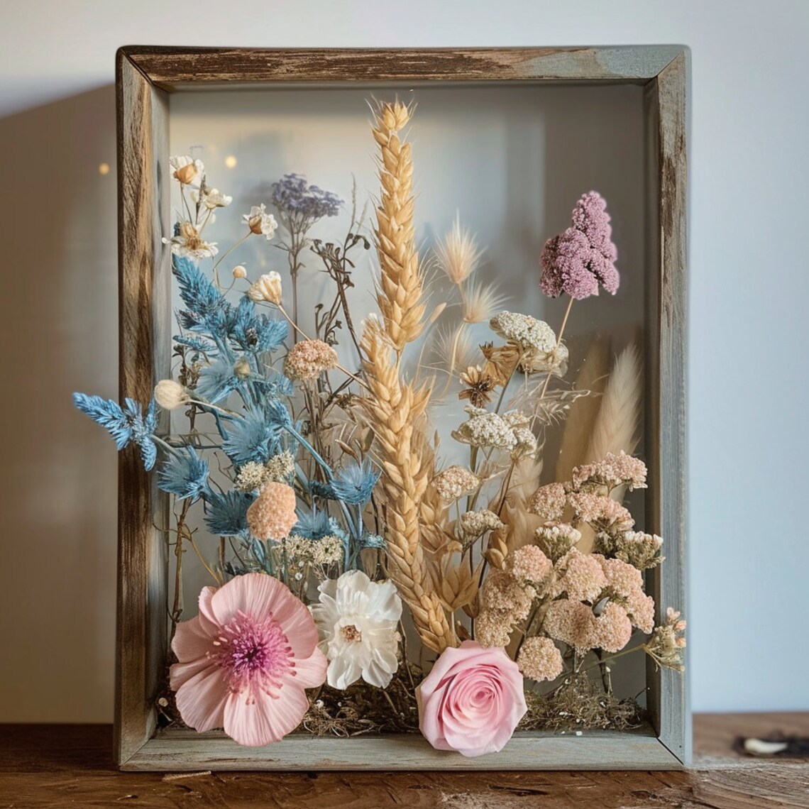 Handmade Dried Flower Frames for Distinctive Interiors - Etsy