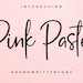 Pink Pastel Font - Etsy