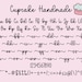 Cupcake Handmade Duo Font - Etsy