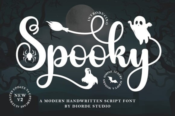Spooky Font - Etsy