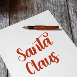Christmas Calligraphy Font - Etsy
