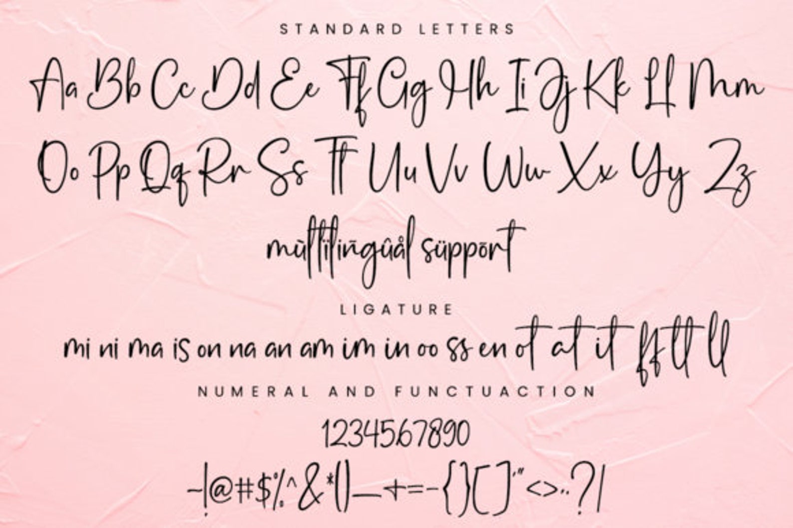 Pink Pastel Font - Etsy