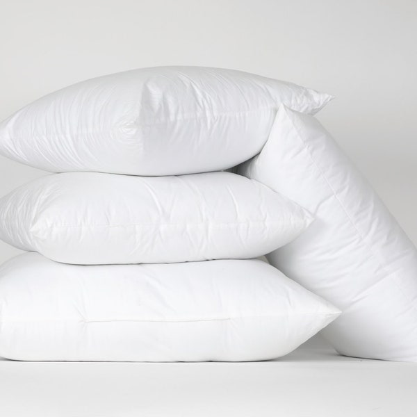 Down and Feather Pillow Inserts - Etsy