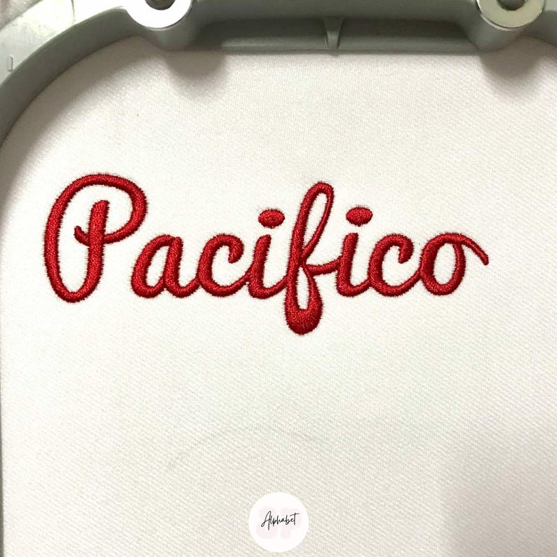 Native BX Font Pacifico, Bx Embroidery Fonts, Bx Font Script ...