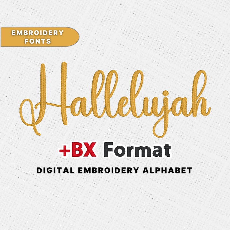 Script Embroidery Font - Etsy